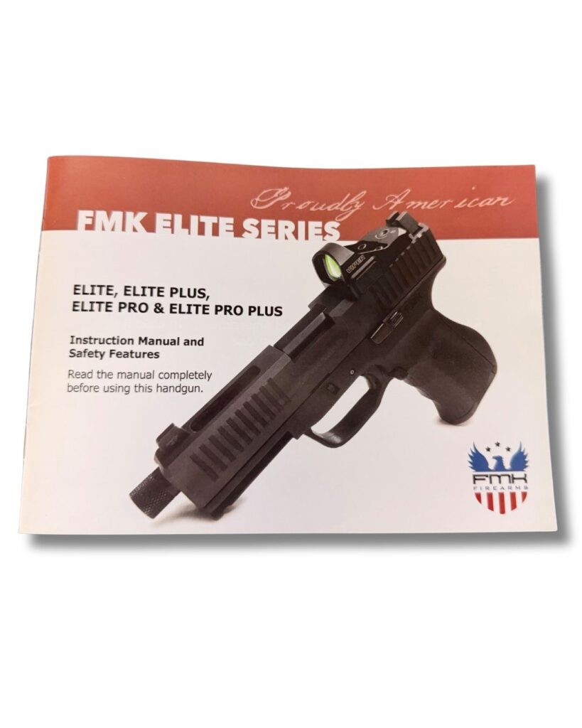 9C1 G2, Elite and Elite Pro Printed Manual – FMK